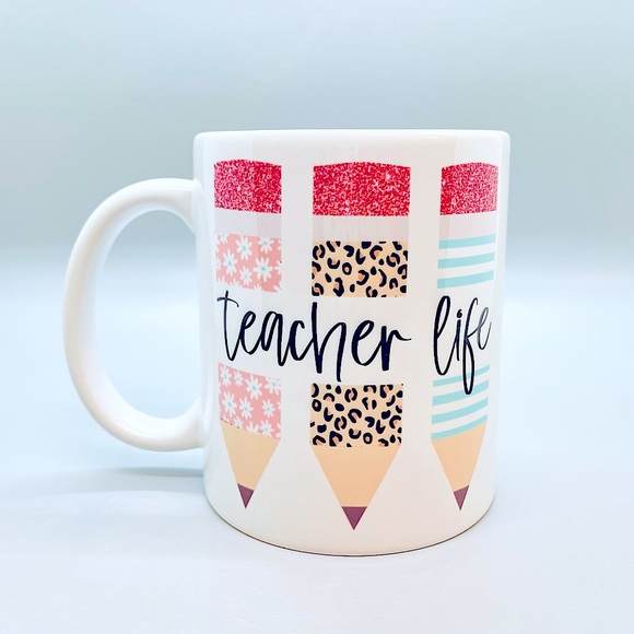 Kitchen | 11z Teacher Life Mugs | Poshmark